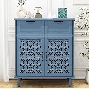 Amazon.com: YHAOWORKS Kitchen Storage Cabinet with Drawers - Accent ...