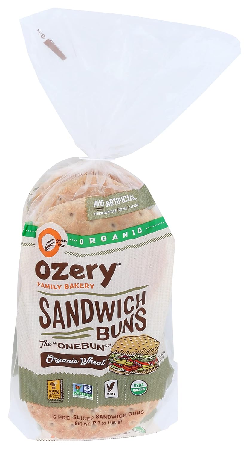 Amazon.com: Ozery Bakery Onebun Organic Wheat, 12.7 oz (Frozen ...