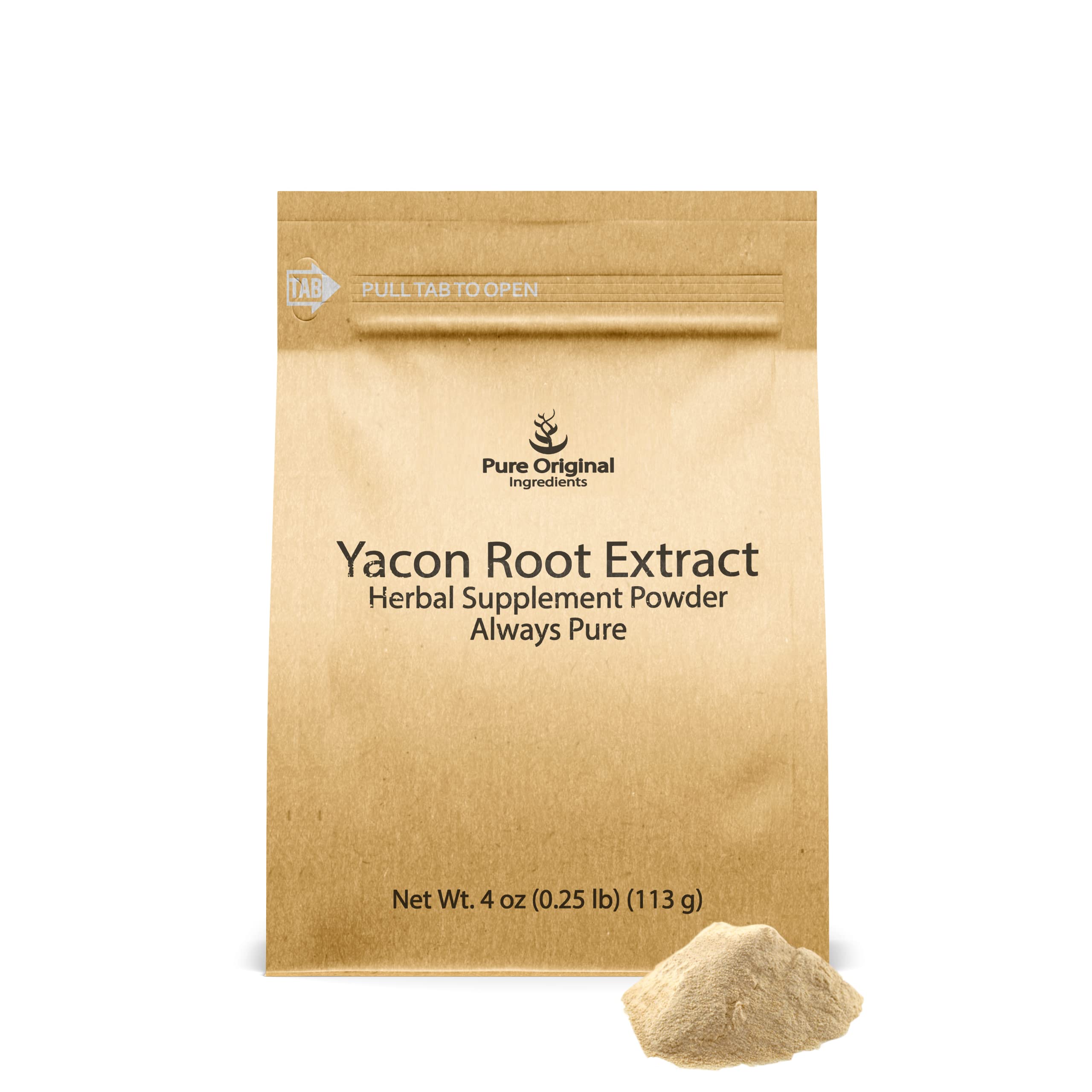 Amazon.com: PURE ORIGINAL INGREDIENTS Yacon Root Extract (4 oz) Always ...