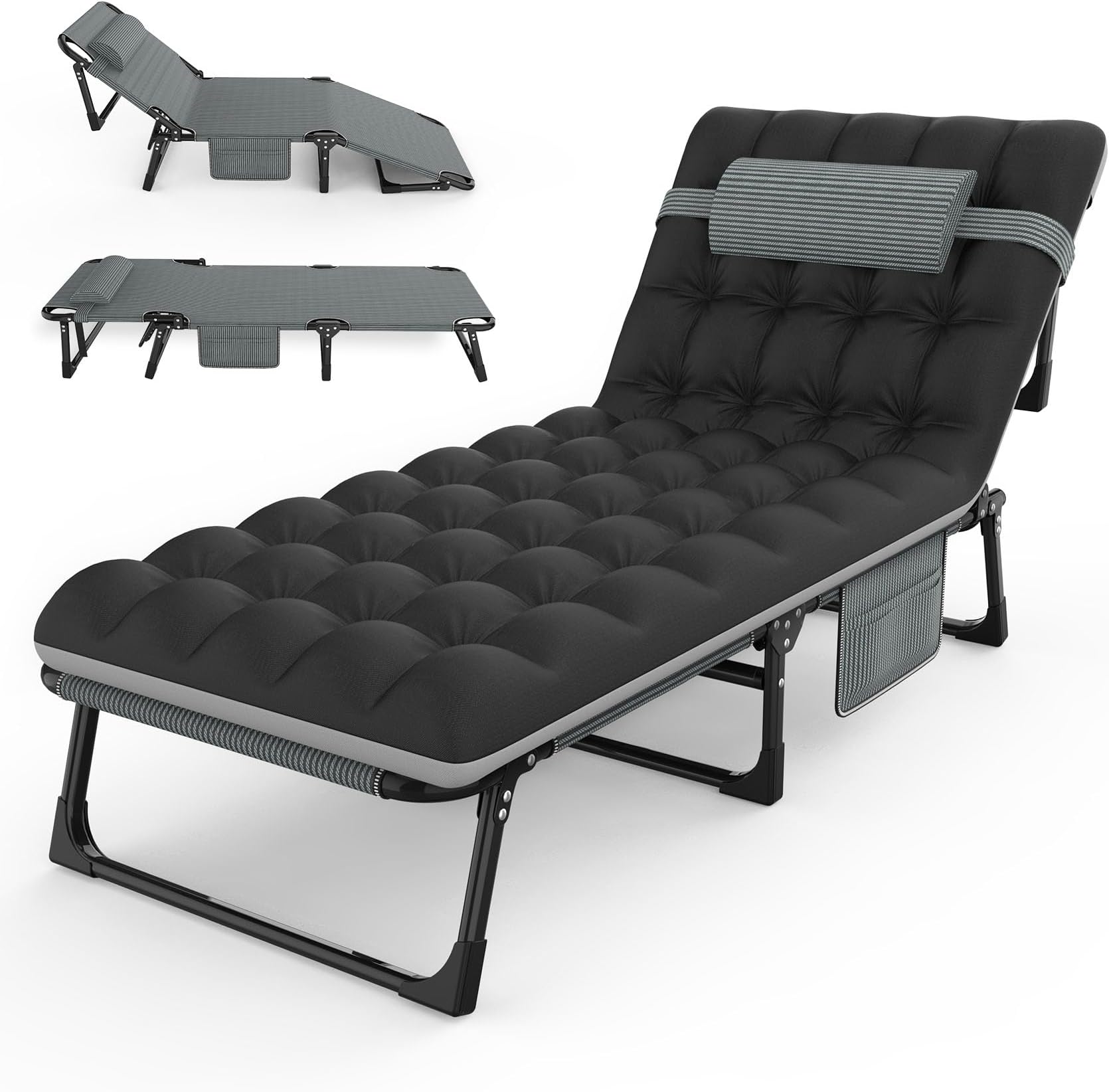 Amazon.com: innerbition Folding Camping Cot Bed - Heavy Duty Cot ...