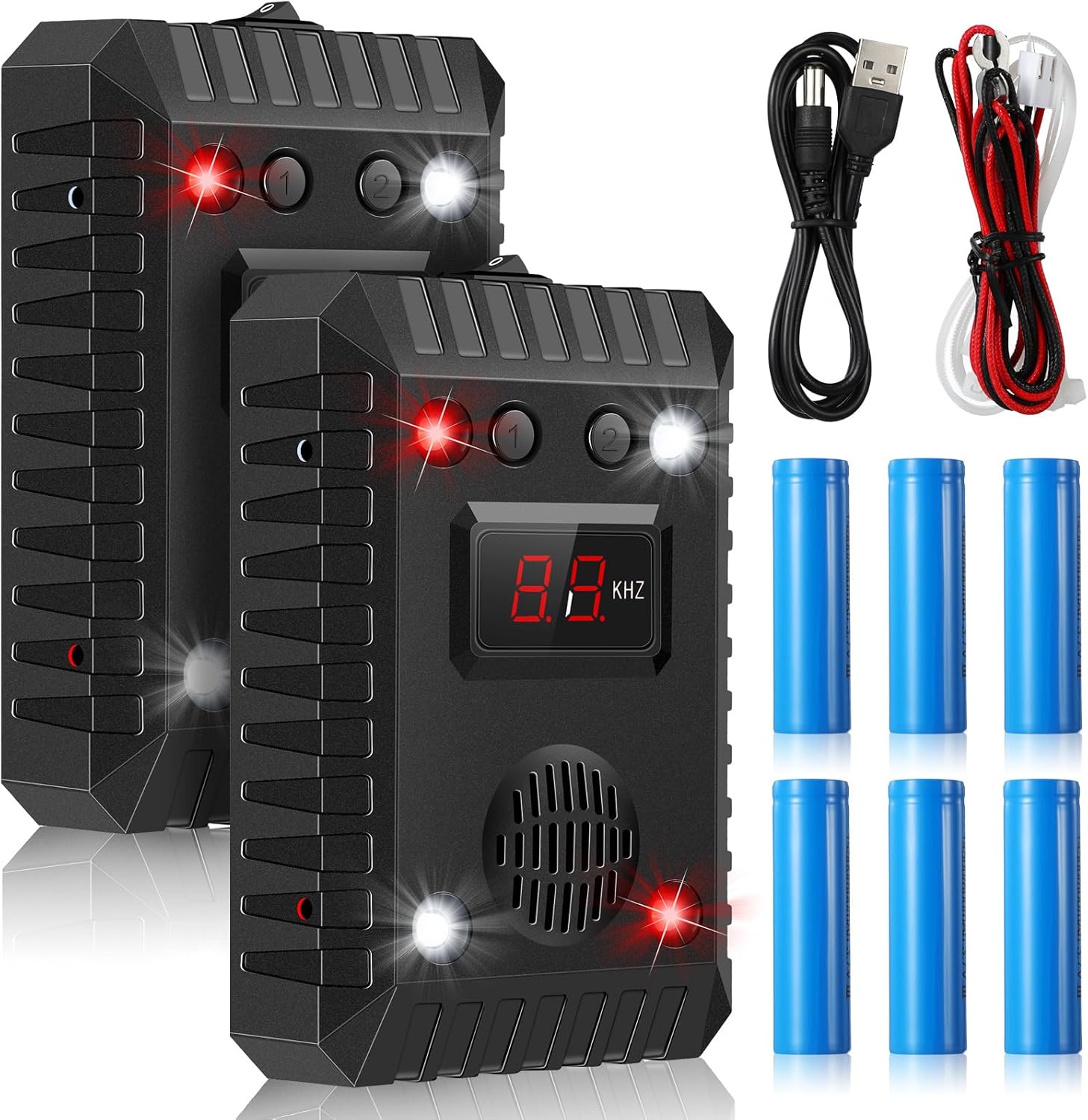 Amazon.com: Qualirey 2 Pcs Ultrasonic Rodent Repellent for Car Engines ...