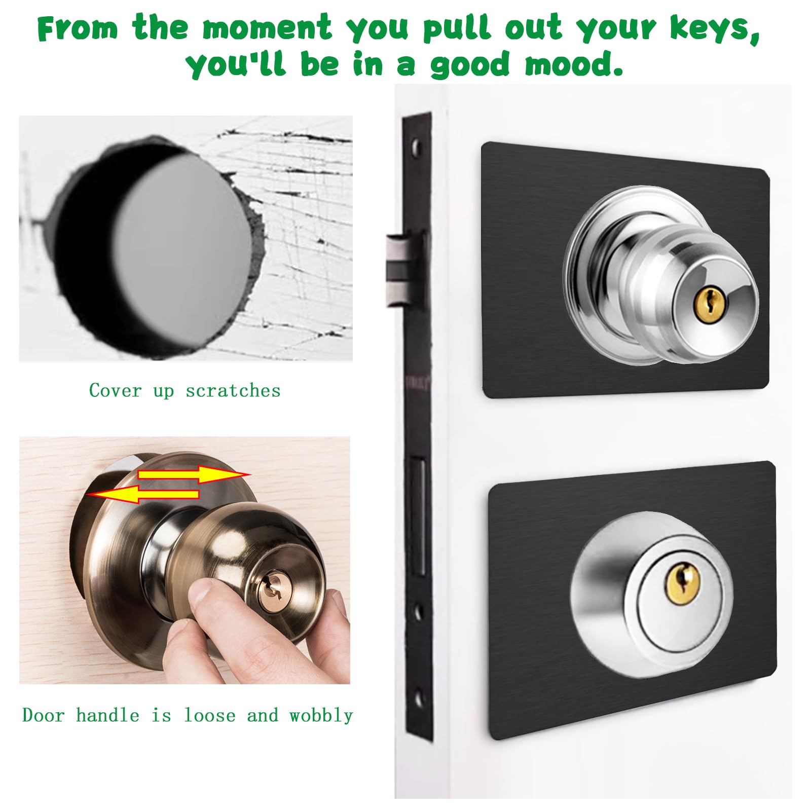 Snapklik.com : Door Lock Reinforcement Kit, Door Handle Lock Fixing ...