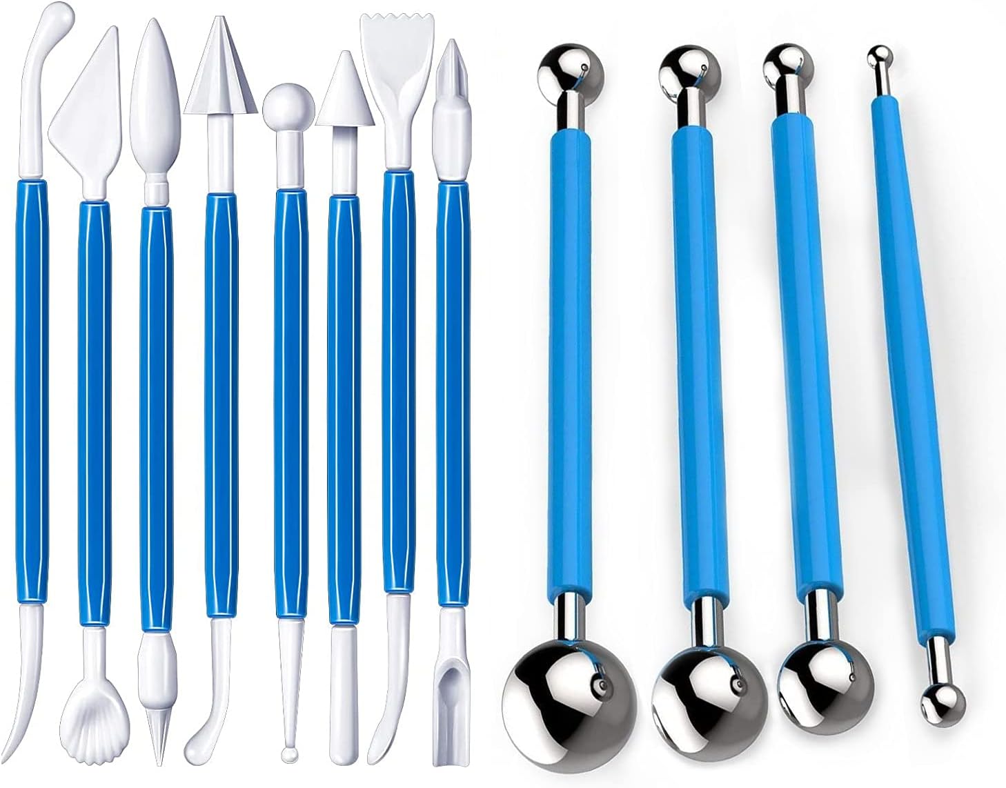 DIY Cake Tools, 12pcs,Metal Ball Fondant Cake Decorating Tools and ...