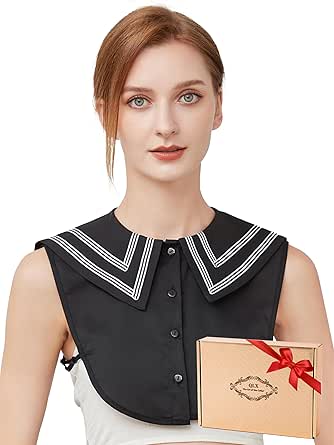 Sailor Collar Simulated Collars for Decoding Dickey Detachable Collar ...