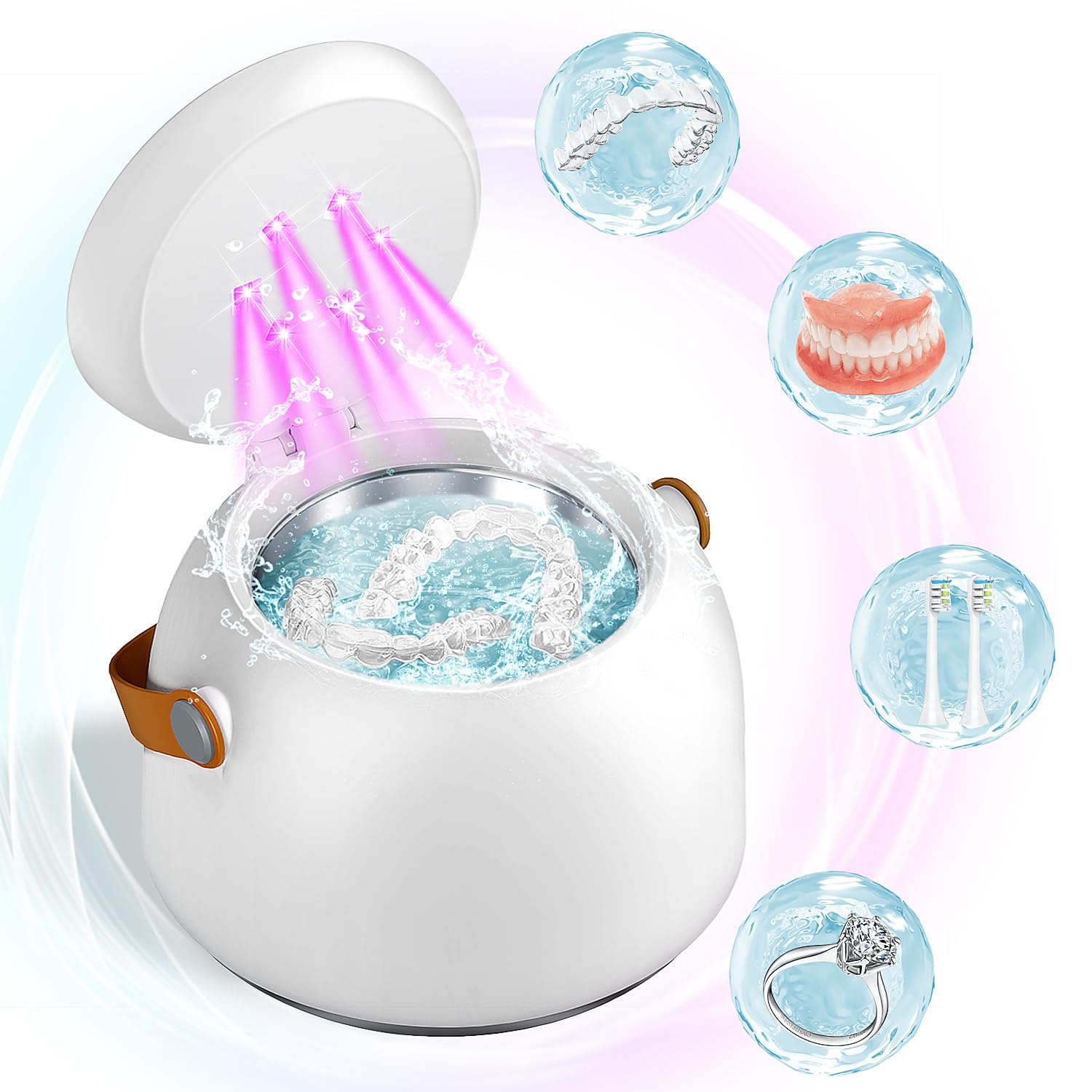 Amazon.com : SZUS Ultrasonic Retainer Cleaner, 45kHz Profession Sonic ...