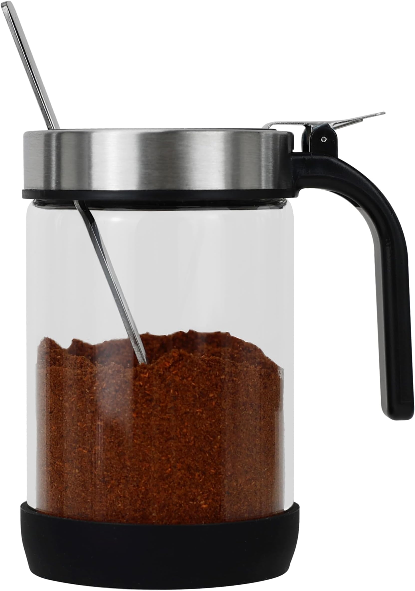 Amazon.com | EIKS Glass Condiment Jars with Stainless Steel Lids and ...