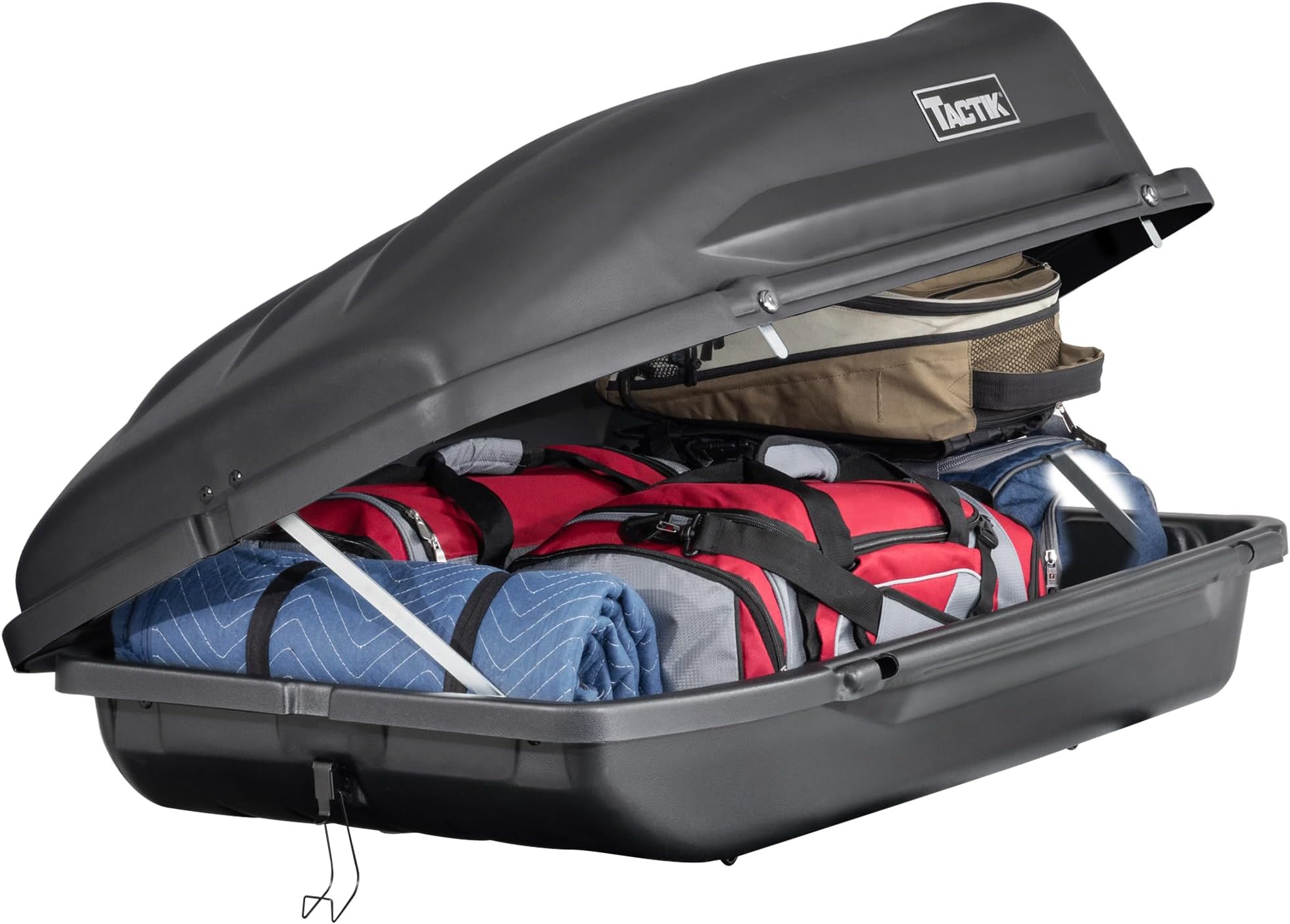 Amazon.com: TACTIK Rooftop Cargo Carrier Hard Shell, X-Large, Dark ...