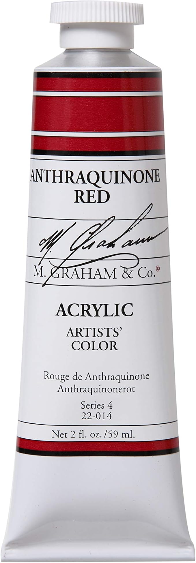 Amazon.com: M. Graham 2-Ounce Tube Acrylic Paint, Anthraquinone Red