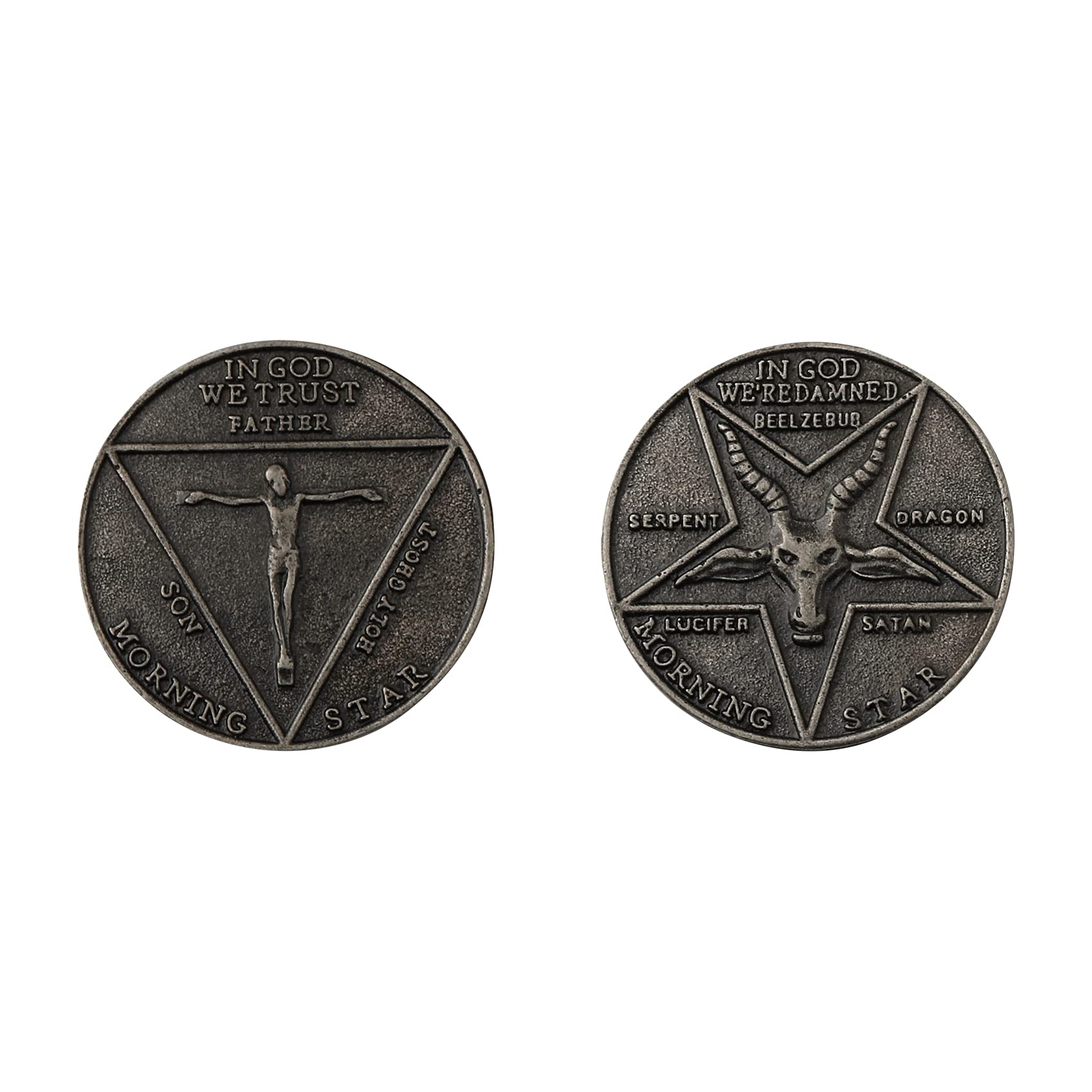 Buy BEKECH Satan Tokens Lucifer Pentecostal Token TV Show Lucifer ...