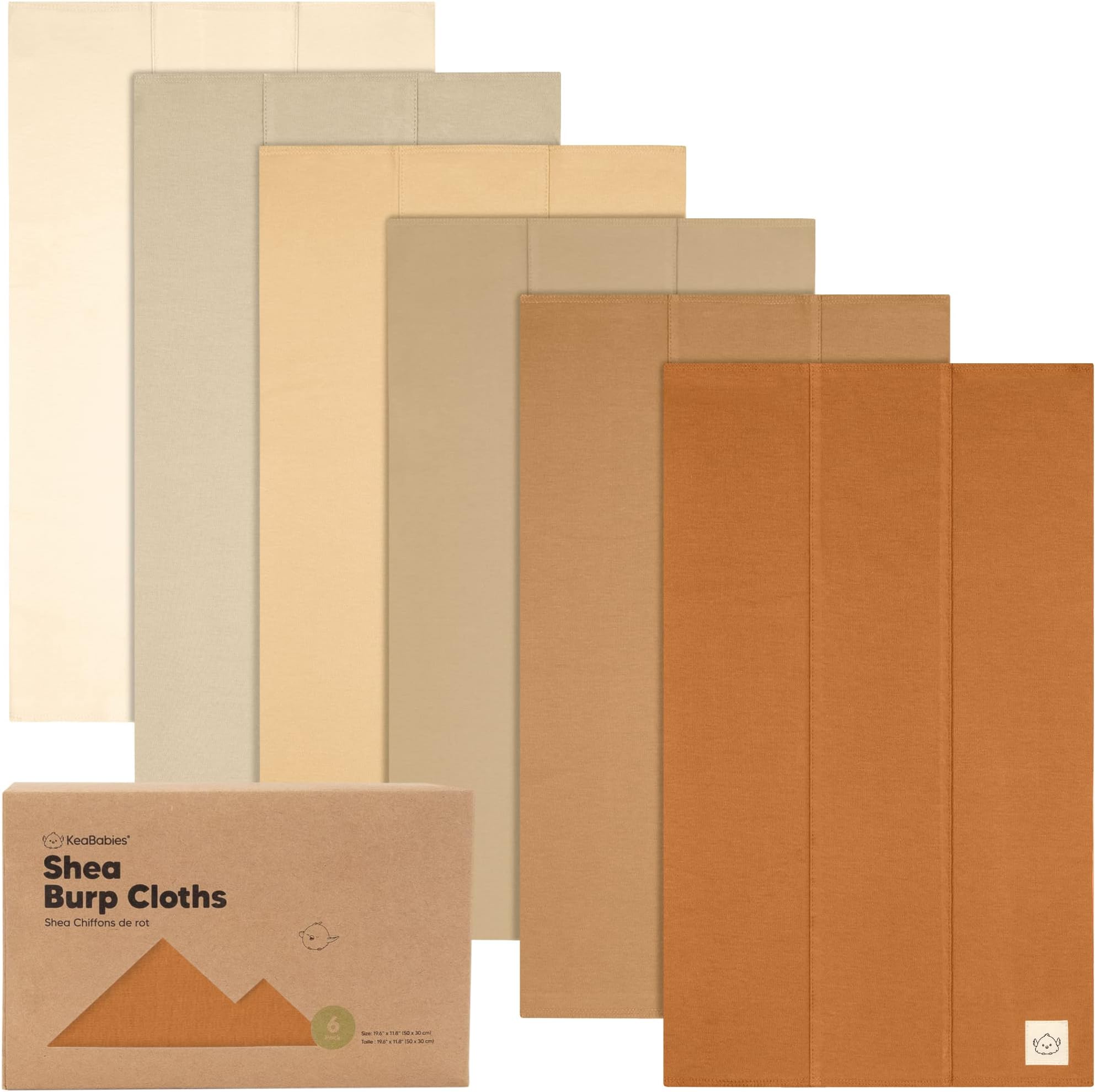 Amazon.com: Frienda 8 Pieces Muslin Burp Cloths for Baby Cotton Burp ...