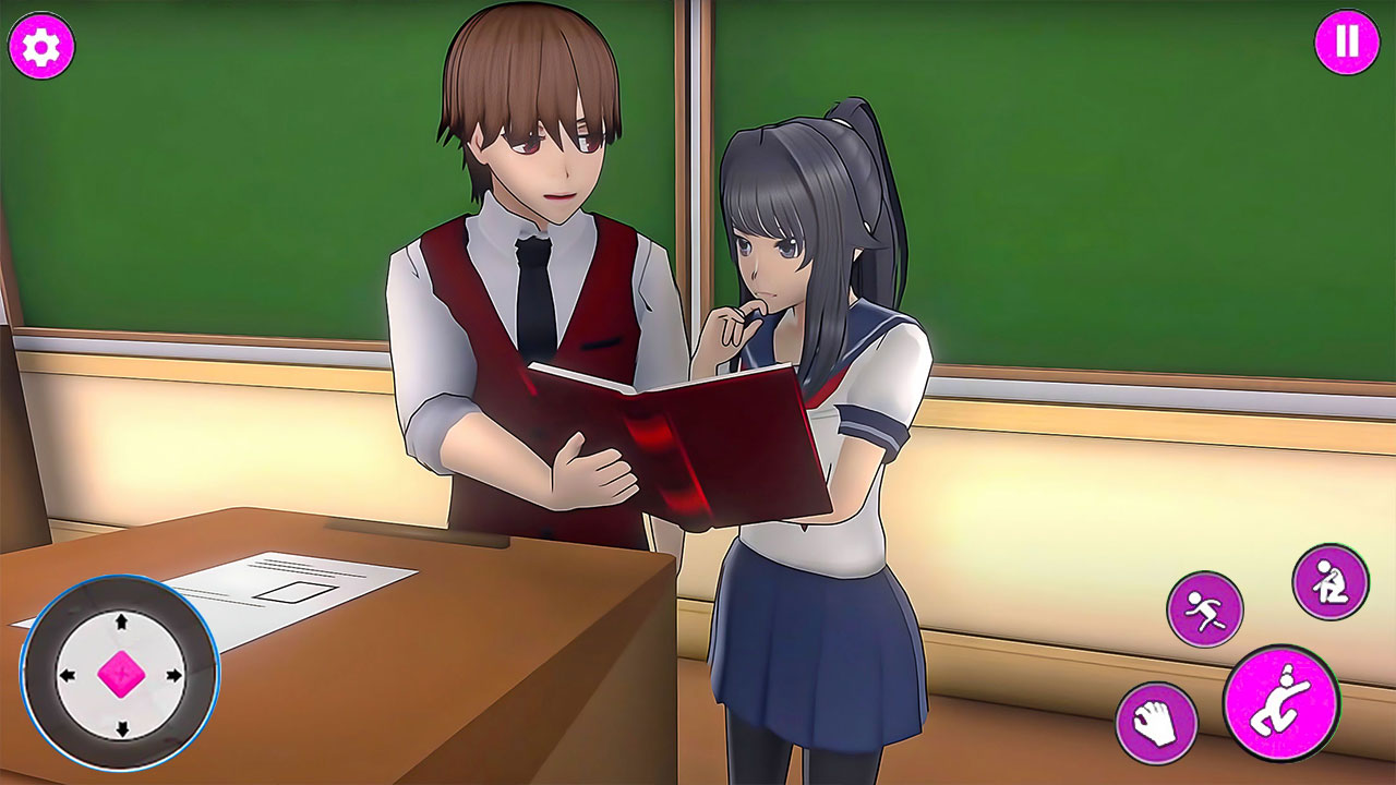 Anime Kawaii Yandere High School Girl Life 3D : Japanese School ...