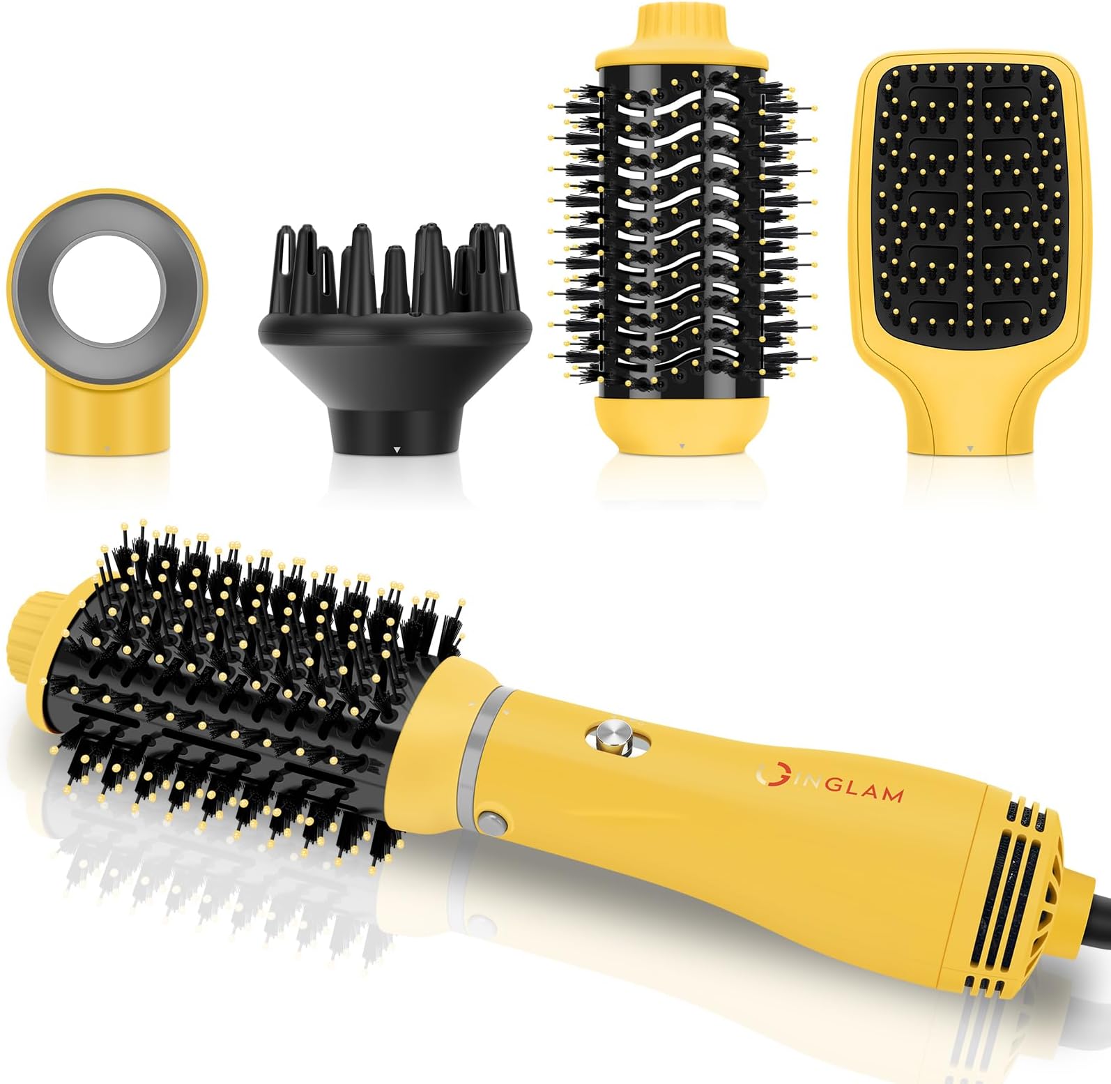 Amazon.com: Shark HT202 SmoothStyle Heated Comb + Blow Dryer Brush ...