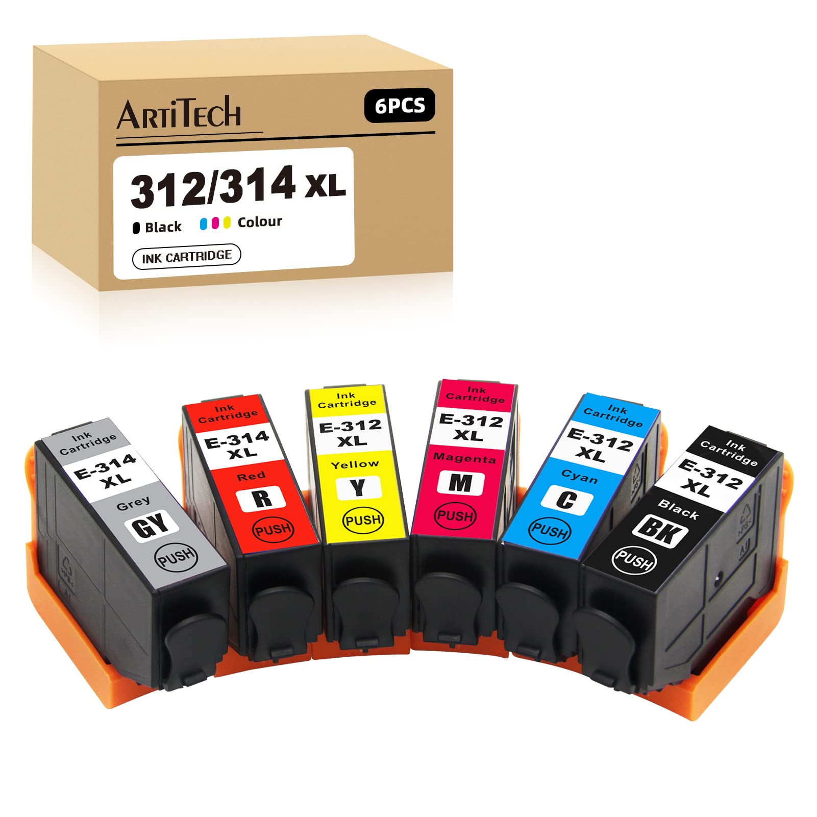 Canon Printer Ink 312XL High Yield Ink Cartridges Combo Pack Compatible ...