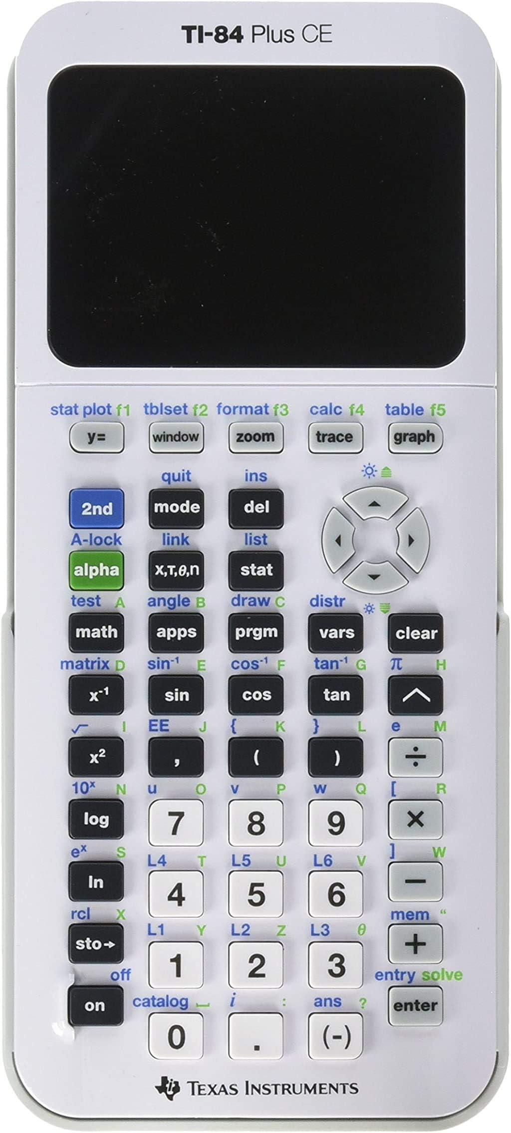 Amazon.com: Texas Instruments TI-84 Plus CE Graphing Calculator, White ...