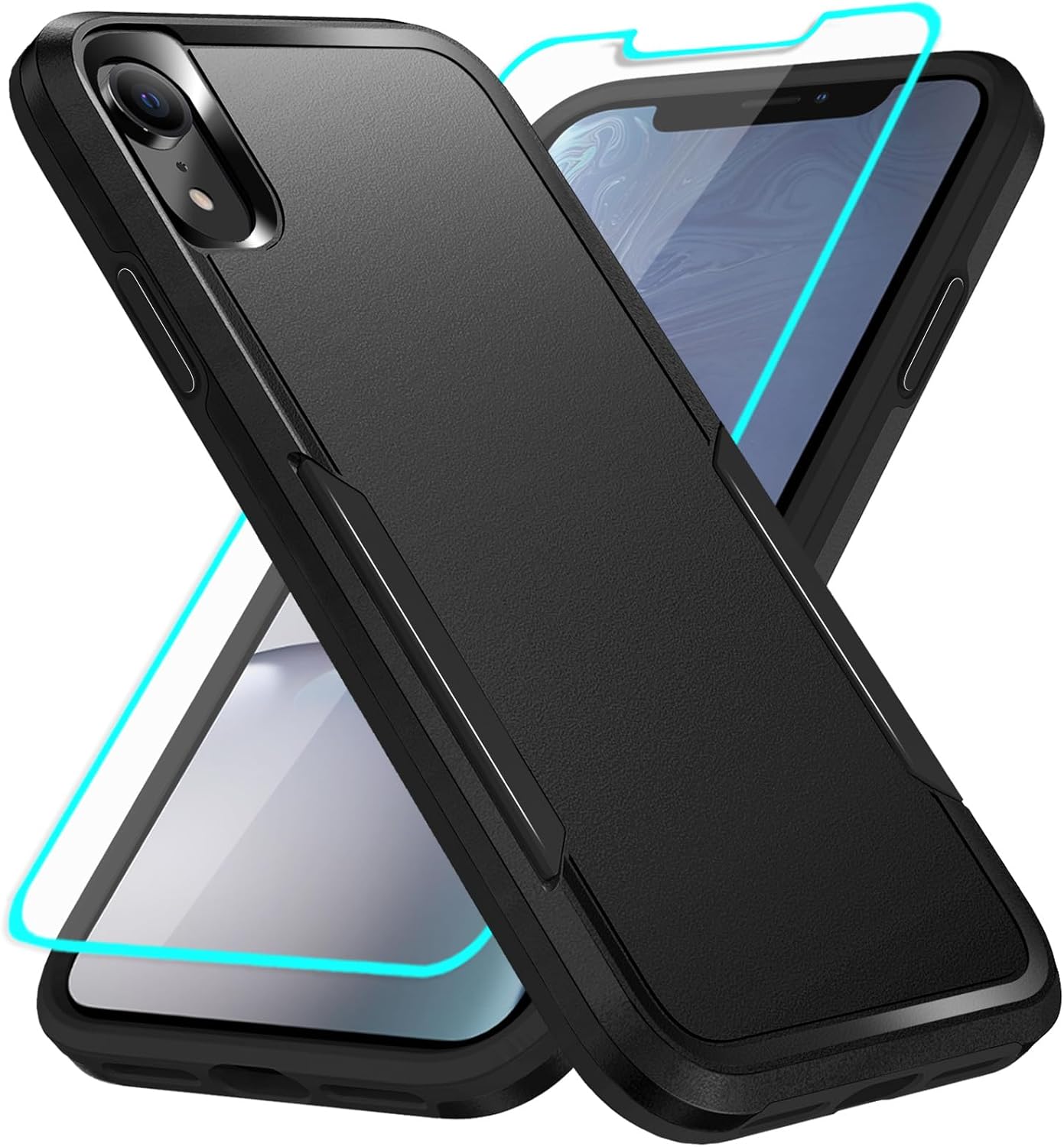 Amazon.com: IXJYLCPC for iPhone XR Phone Case with Screen Protection ...