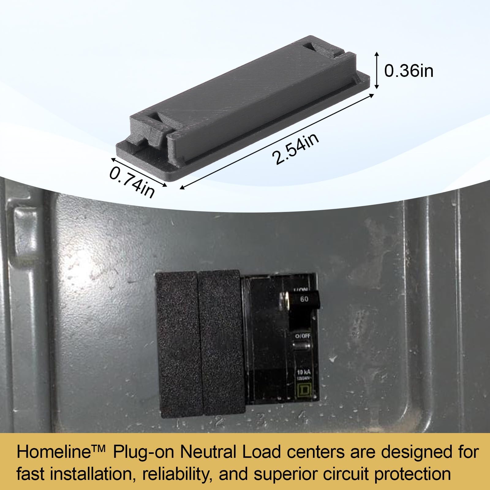 Snapklik.com : EAORBD Square Breaker Panel Cover For Schneider Electric ...