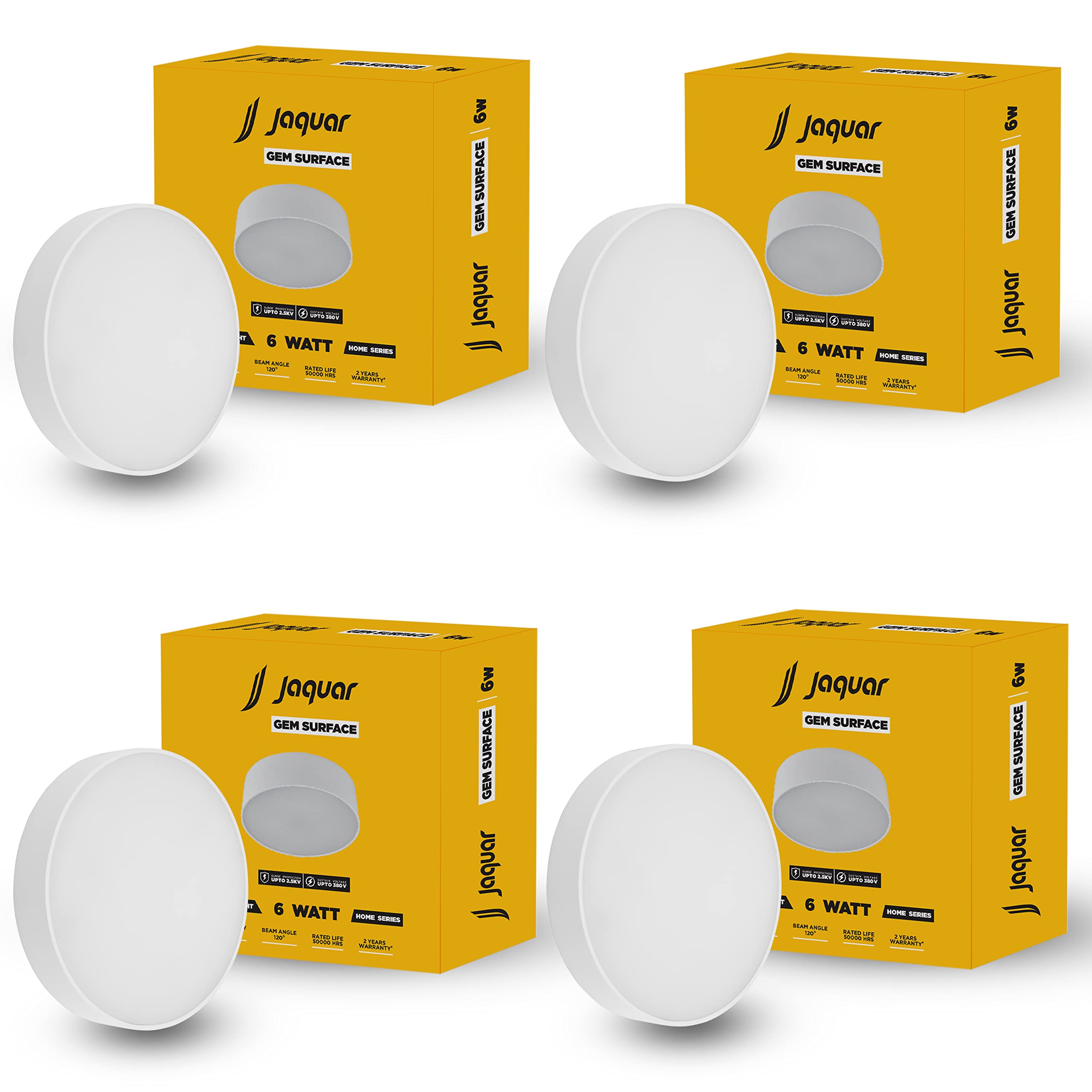 Jaquar 6W LED Gem Trimless Round Surface Mount Down Light | No False ...