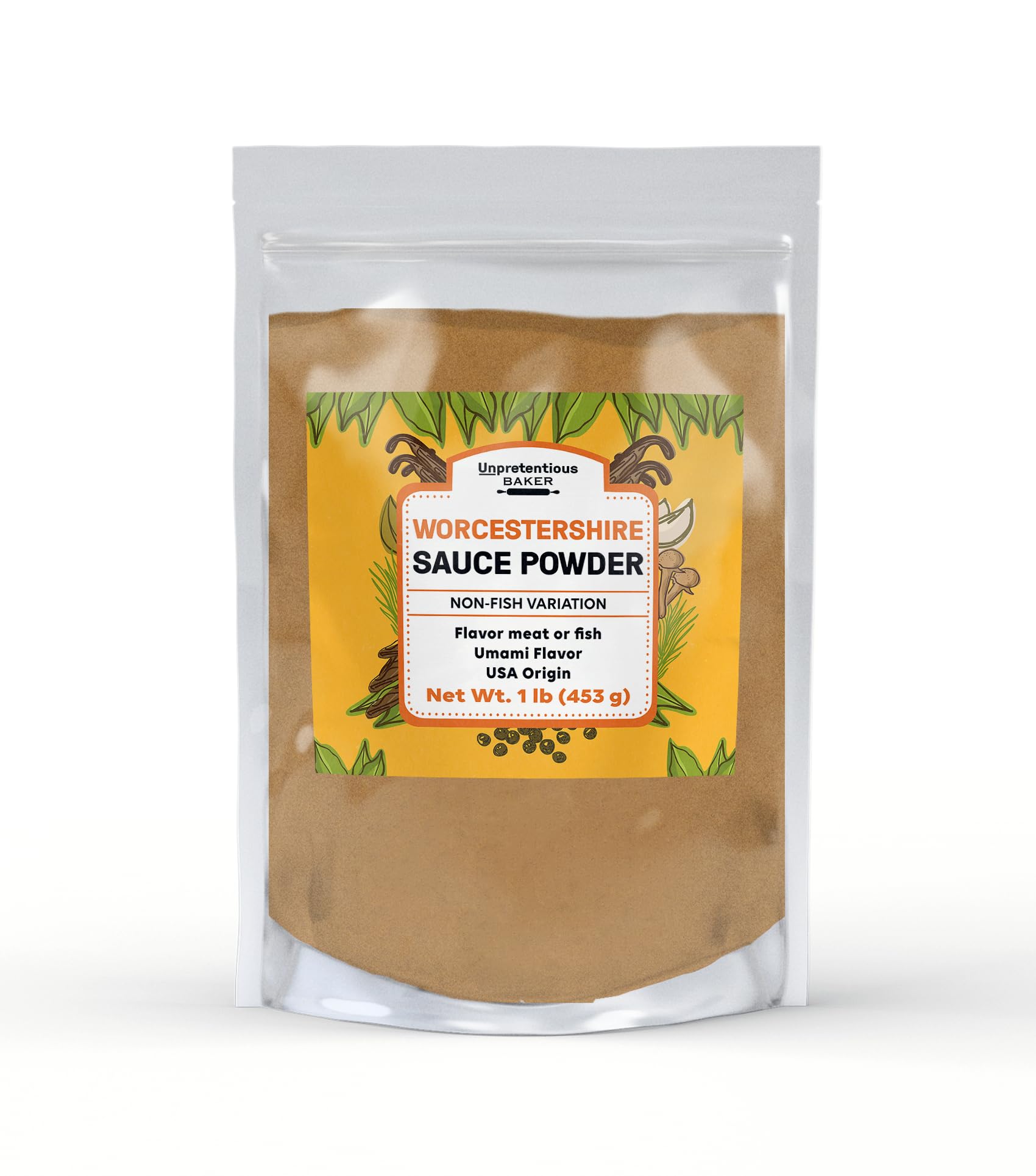 Amazon.com : Unpretentious Worcestershire Sauce Powder, 1lb, Marinades ...