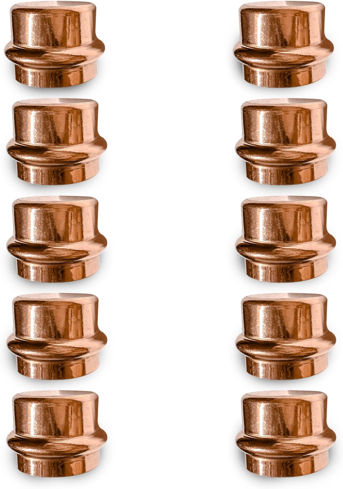 Copper ProPress Fitting Plumbing Zero Lead Stop End Copper Cap Pack ...
