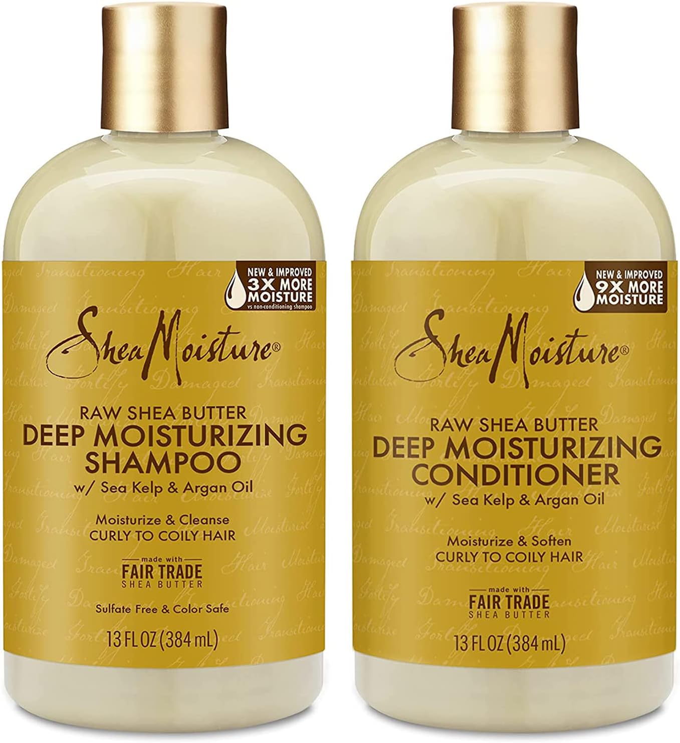 Amazon.com : Shea Moisture Raw Shea Butter Shampoo and Conditioner Set ...