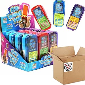 Flip Phone Pop 30g - Fruit Flavoured Lollipops (12 Pops(Full Box ...