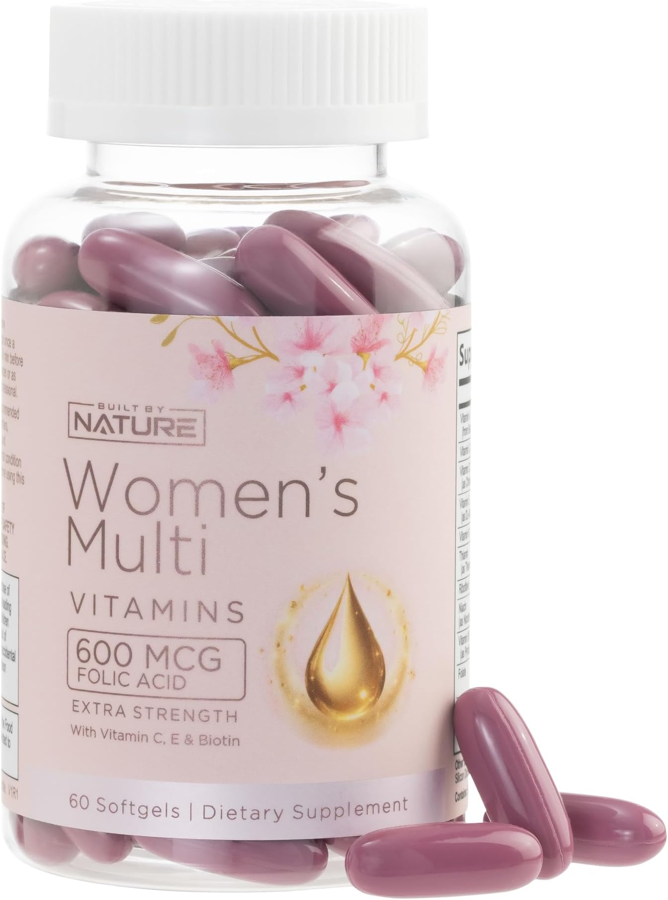 Amazon.com: Built by Nature Vitamins for Women – Women's Complete Daily ...