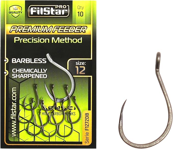 PRO Filstar Fishing Hook Set - Premium Method Feeder - 10 Piece ...