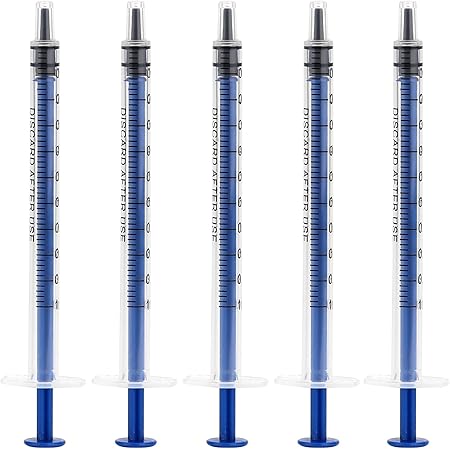 Amazon.com: 24 Pack 1ml Sringe,Syringe,1ml Plastic Syringe with ...