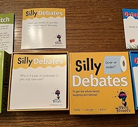 Amazon.com: ? WORD TEASERS Brainiac Bundle - Silly Debates, Mind Match ...