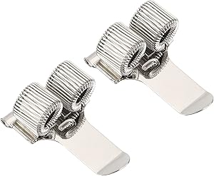 Amazon.com : PATIKIL Pen Holder Clips, 2Pcs Metal Portable Double ...