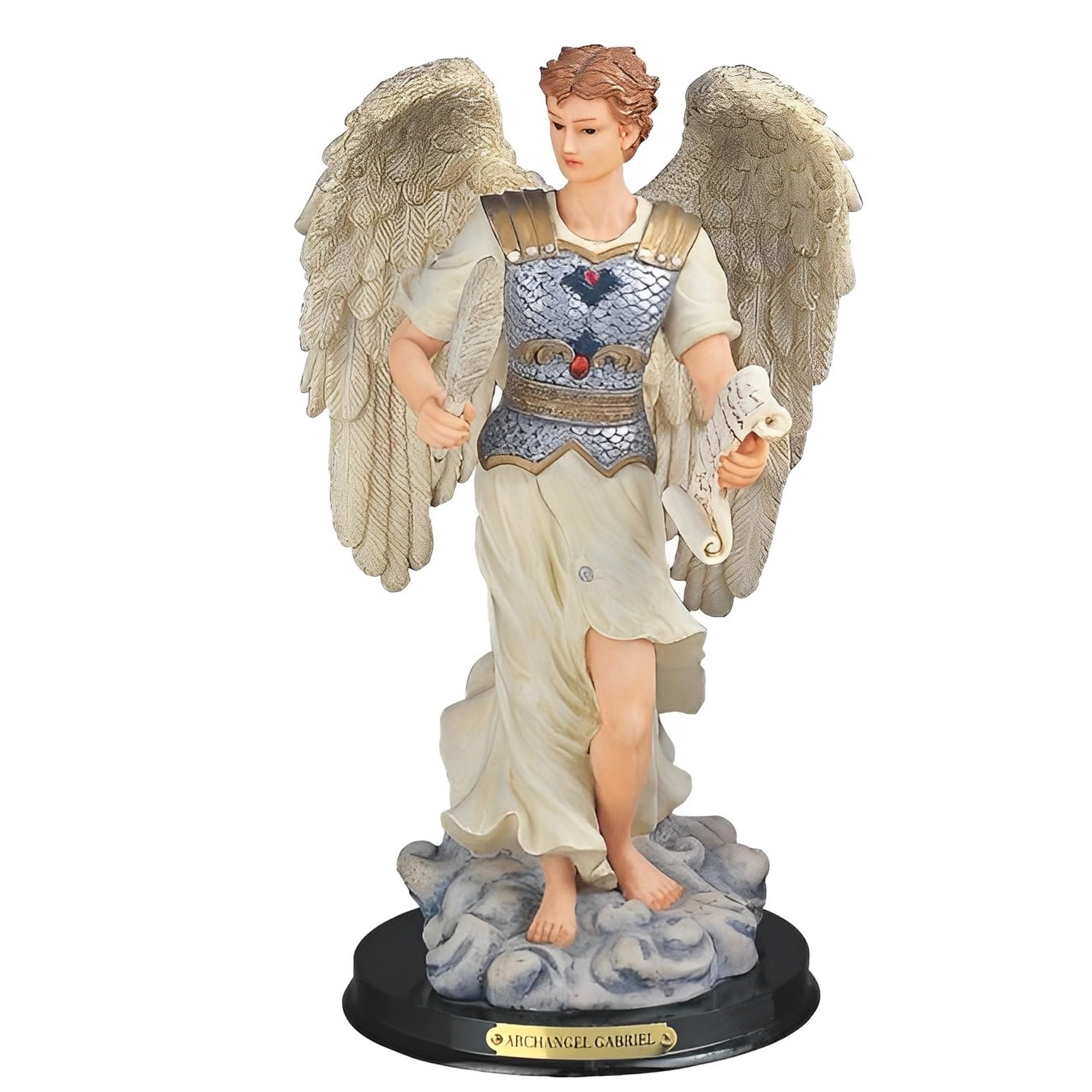 Amazon.com: ICE ARMOR 12" H Archangel Gabriel Statue The Messenger ...