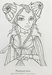 Amazon.com: Mini-INKLINGS colouring book by Tanya Bond: Coloring book ...