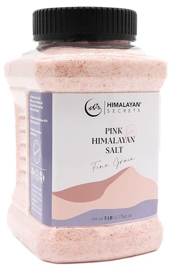 Amazon.com: מלח הימלאיה ורוד גורמה Himalayan Secrets - צנצנת בנפח 2.3 ק ...