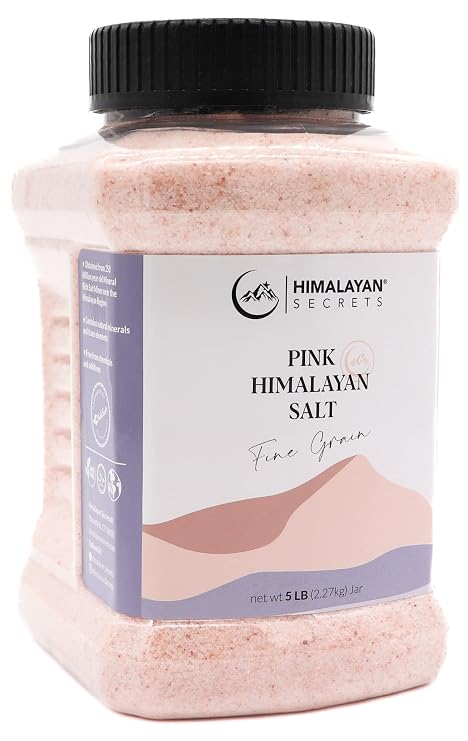 Amazon.com : Himalayan Secrets Gourmet Pink Himalayan Salt - Bulk 5LB ...