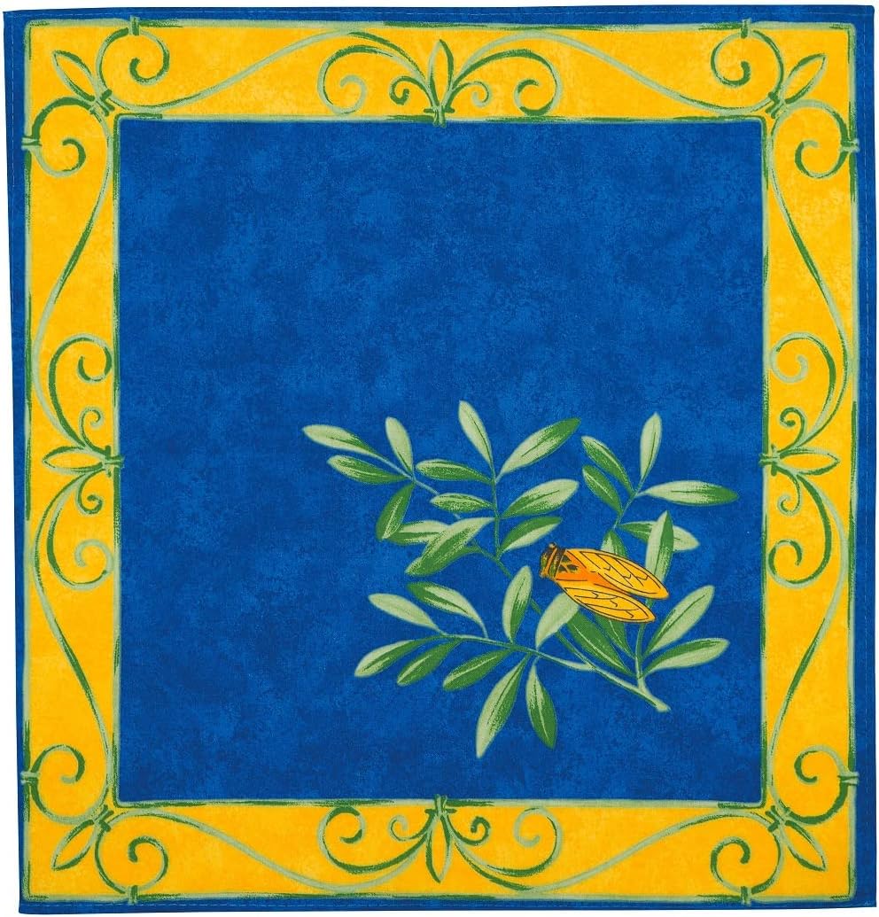 Amazon.com: Tissus Toselli, French Provence Traditional Cloth Napkin ...