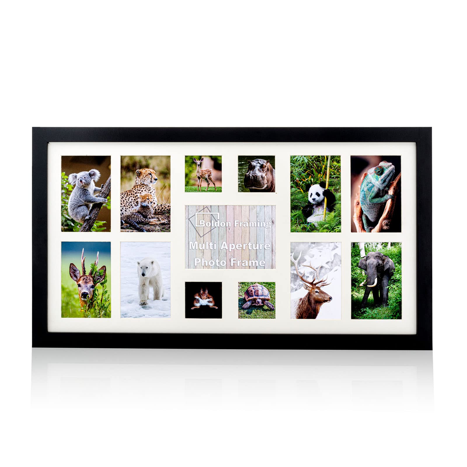 2/3/4/12/16/20 Photos Large Multi Picture Frame Collage Aperture Decor ...