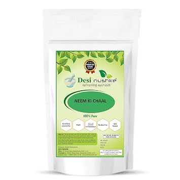 Desi Nushke 100% Natural Neem Ki Chaal Ka Powder | Useful in Tiredness ...