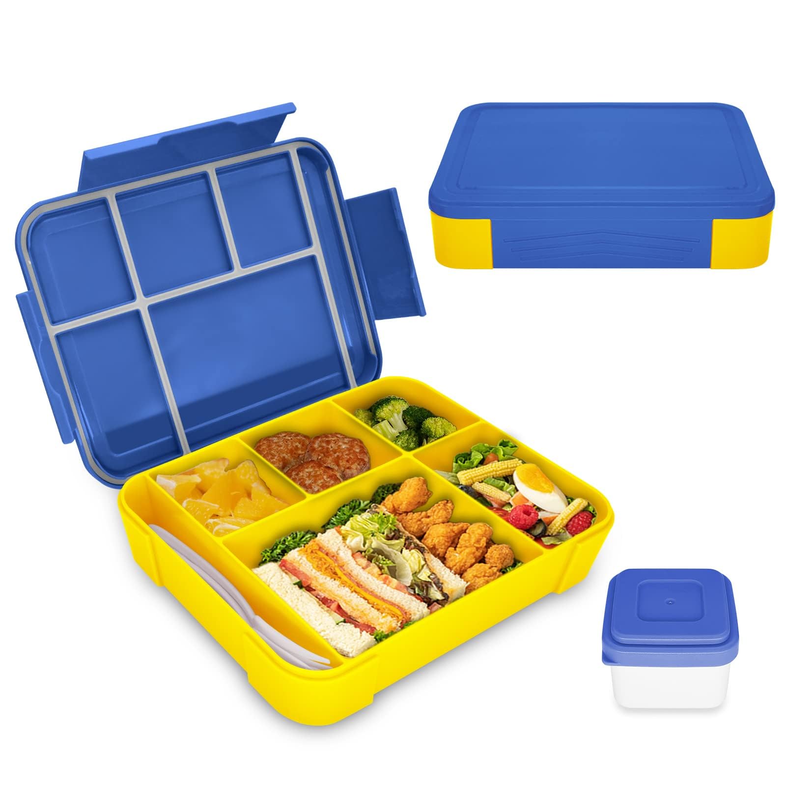 Hap Tim Bento Lunch Box for Kids & Adults, Lunchbox Containers with ...