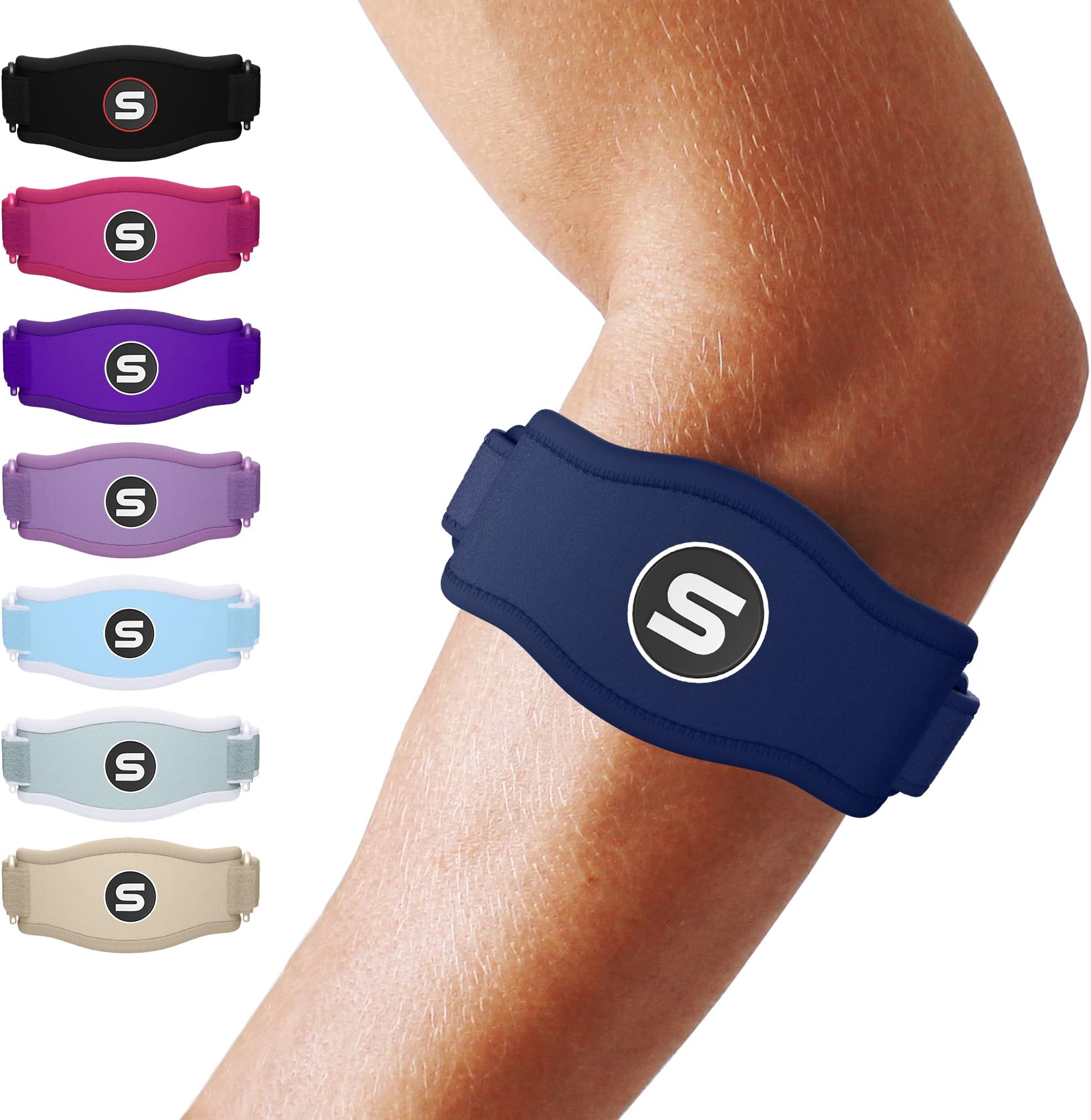 Amazon.com: CAMBIVO 2 Pack Tennis Elbow Brace for Men & Women, Elbow ...