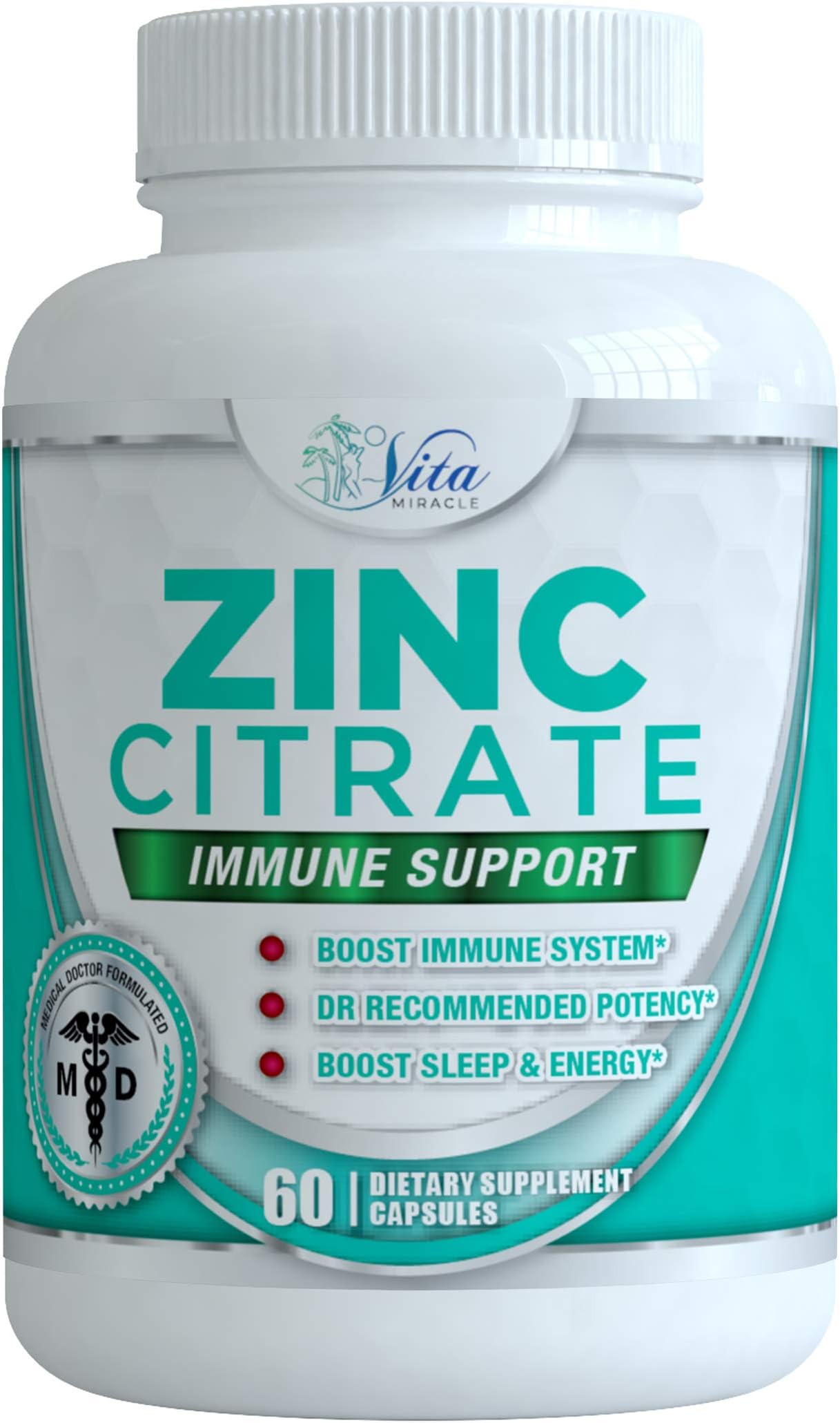 Amazon.com: BulkSupplements.com Zinc Citrate Capsules - Zinc ...