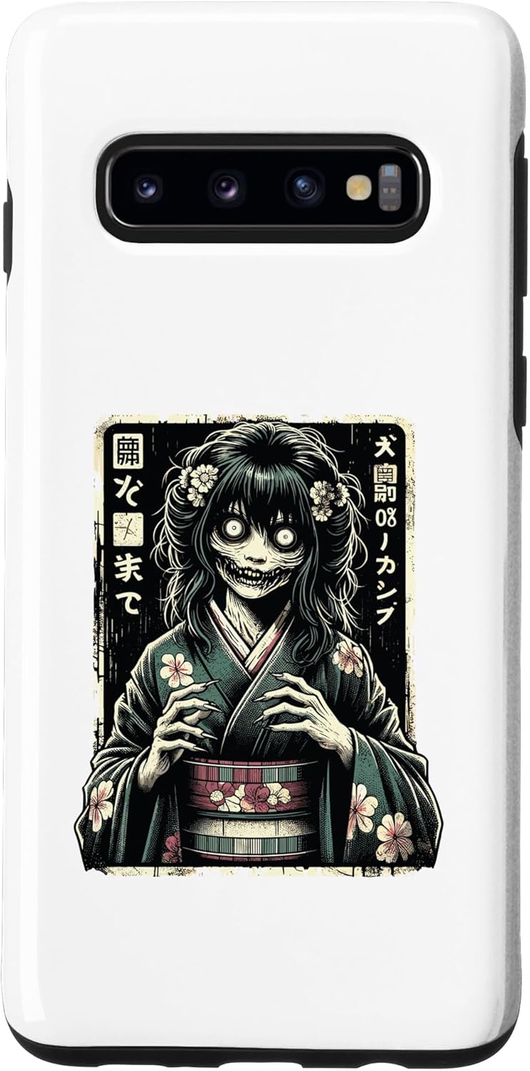 Amazon.com: Galaxy S10 Anime Horror Girl Aesthetic Soft Grunge Waifu Japanese Otaku Case : Cell ...