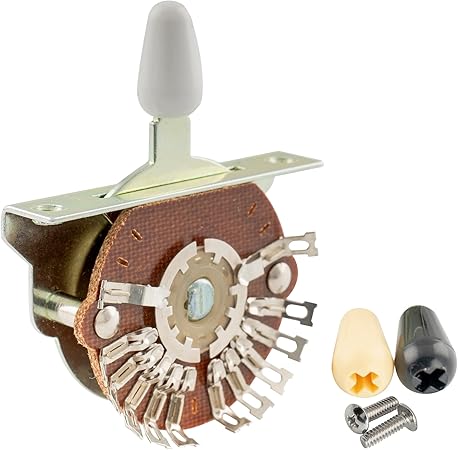 Amazon.com: Musiclily Pro 2-Pole 5-Way Pickup Selector Blade Switch ...