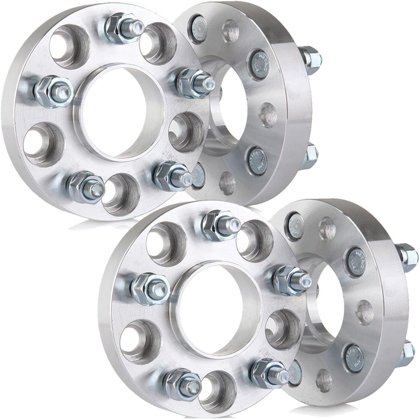 Amazon.com: DATUIHAN Wheel Spacers 4X 1 5x4.5 12x1.5 4pcs 4qty Aluminum ...