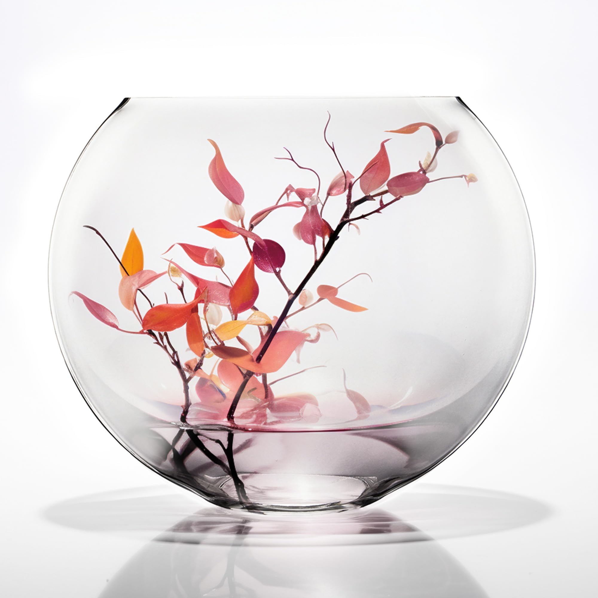Amazon.com: Ellipse Vase,Oval Vase Clear Acrylic Flower Vase Floral Centerpiece Modern Vase for ...