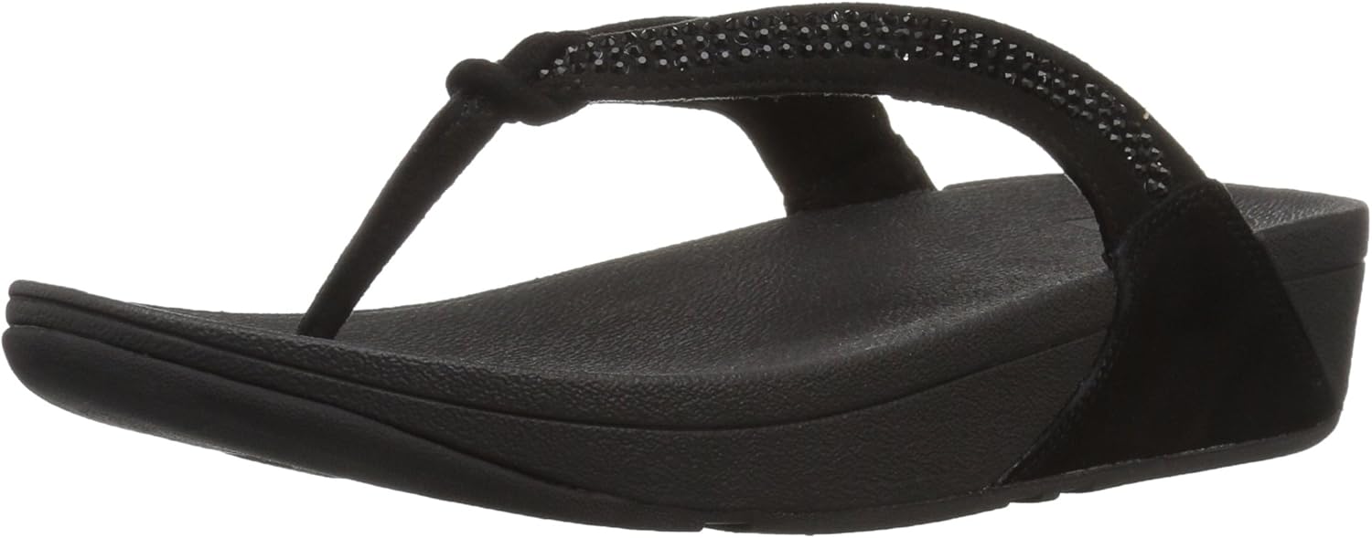 Amazon.com | FitFlop Women's Crystal Swirl Flip-Flop | Flip-Flops