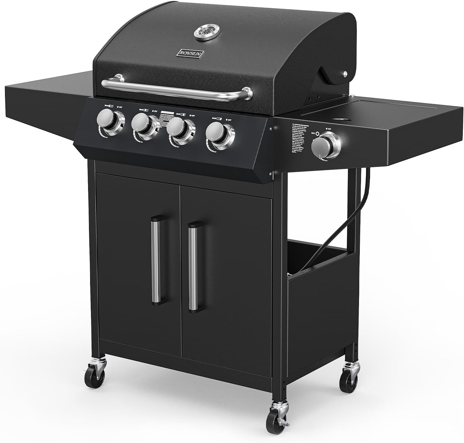 Amazon.com: Havato 2-Burner Propane Gas Grill with Side burner, 31000 ...
