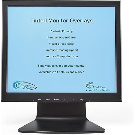 Crossbow Education 24-Inch Widescreen Monitor Overlay - Dyslexia and ...