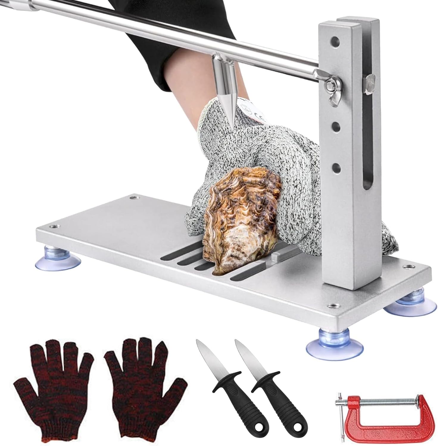 Amazon.com: Mvckyi Commercial Oyster Shucker Machine, Oyster Clam ...