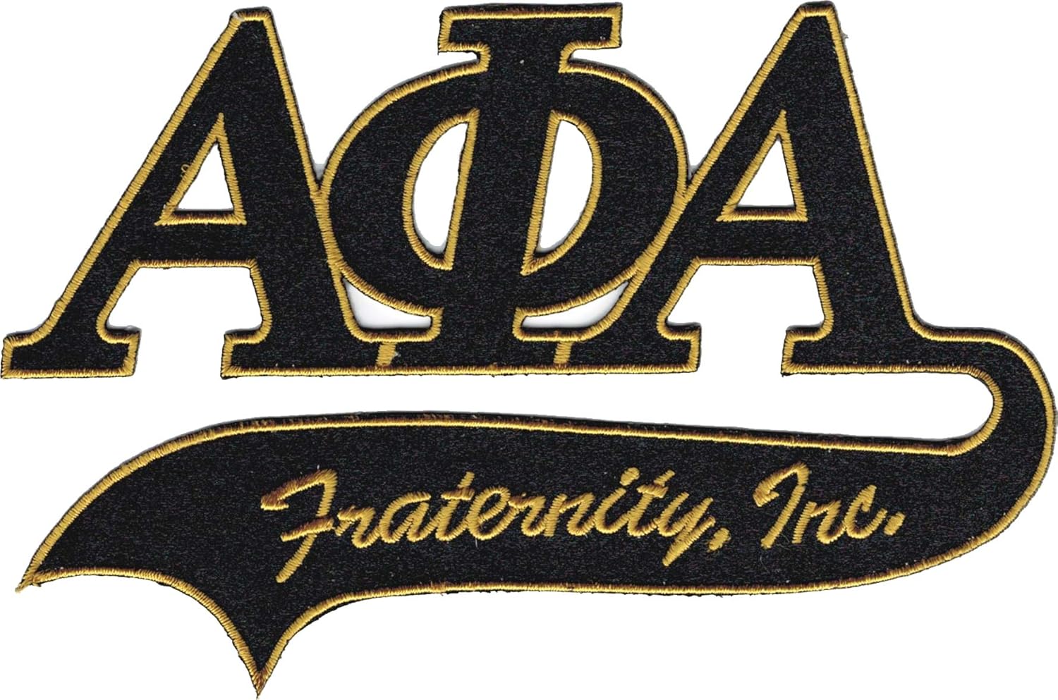 Amazon.com: Alpha Phi Alpha Tail Tackle Twill Iron-On Patch [Black - 6 ...