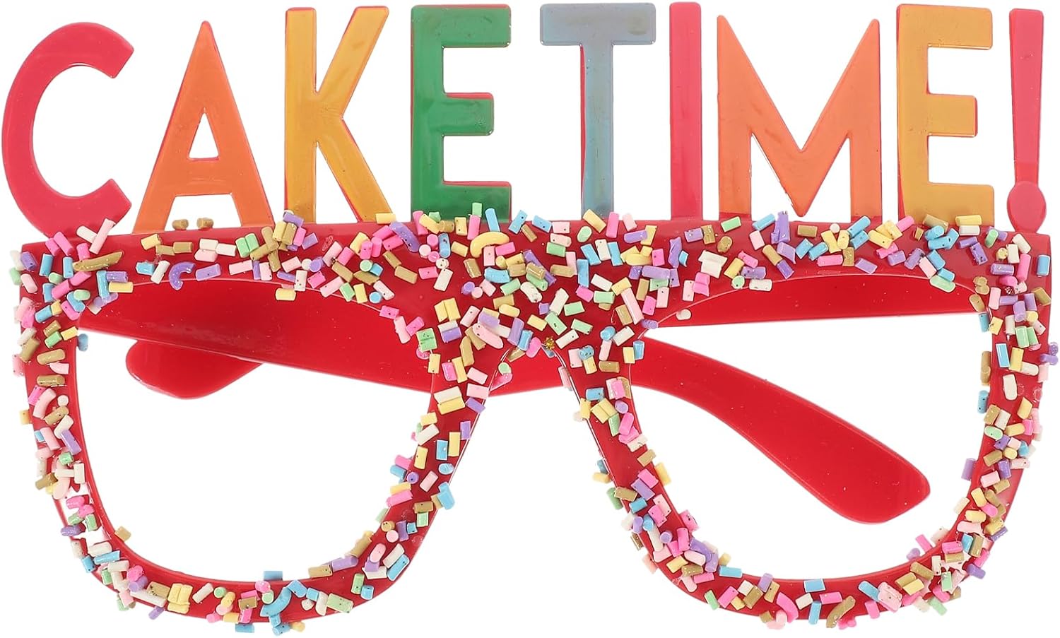 Amazon.com: LUOZZY Birthday Glasses Cake Time Eyeglasses Birthday Party ...
